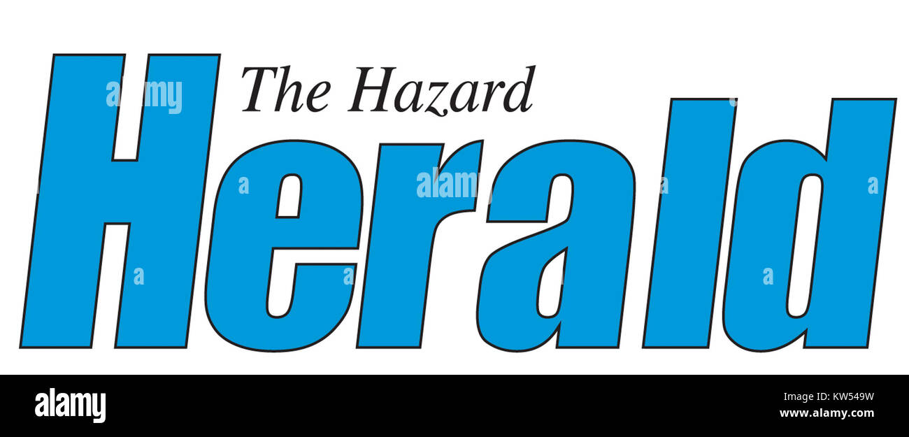 The logo of The Hazard Herald, a publication known for reporting on ...