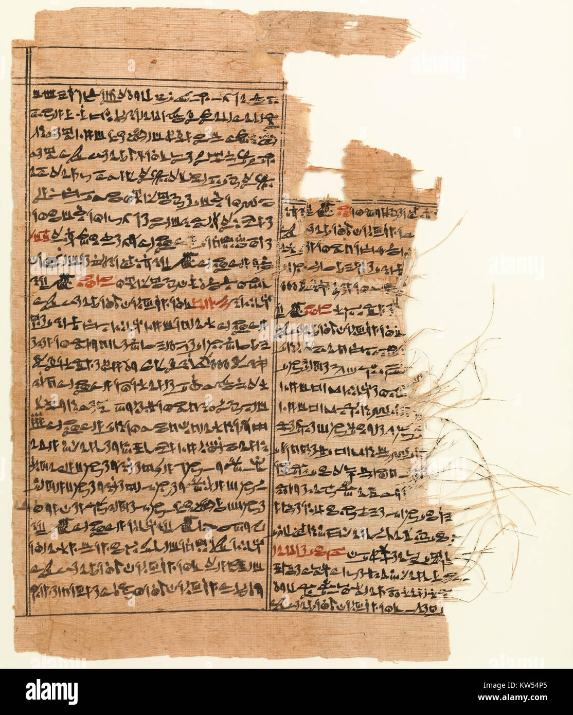 The Book of the Dead of Khaemhor, displayed in the MET, is an ancient ...