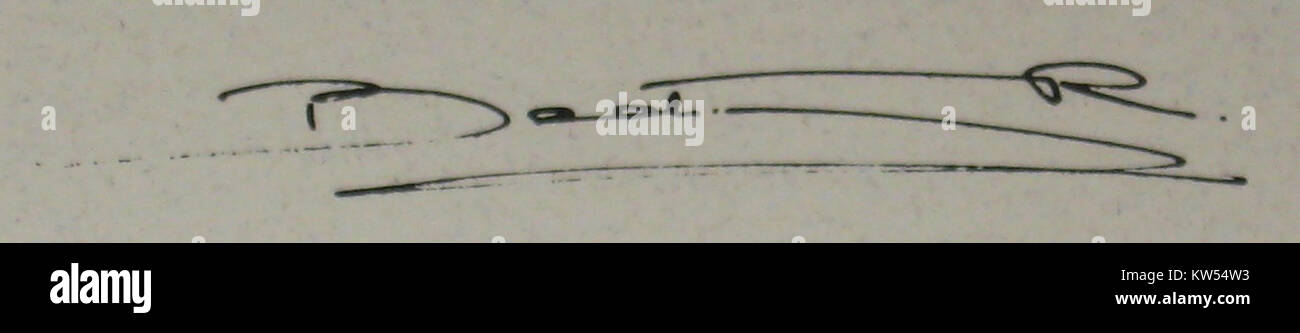 Signature of Beatrix of the Netherlands Stock Photo - Alamy