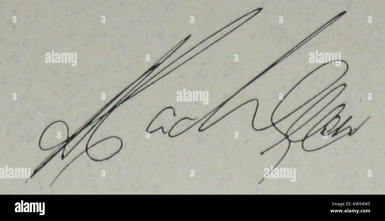 This image displays the signature of Sani Abacha, former military ruler ...