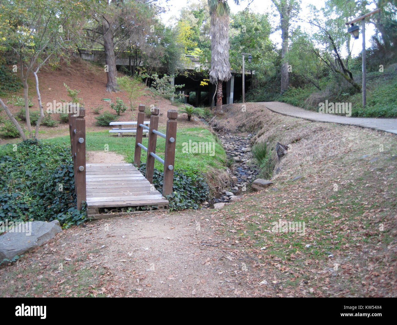 A photograph of the Bicentennial Park Bridge, an important ...