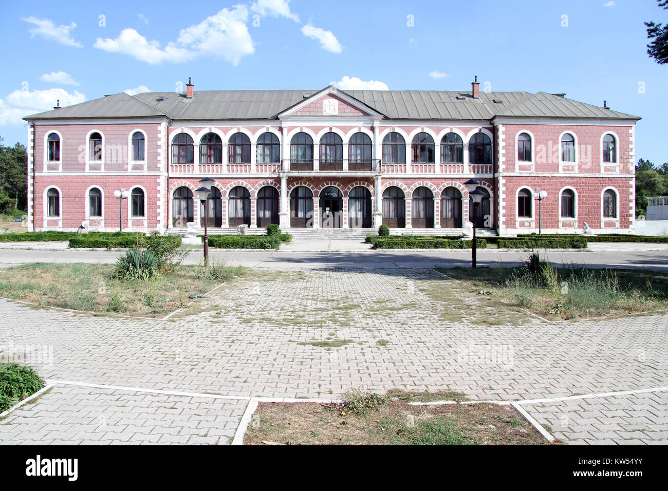 Palace of king Nikola in Nikshich, Montenegro Stock Photo - Alamy