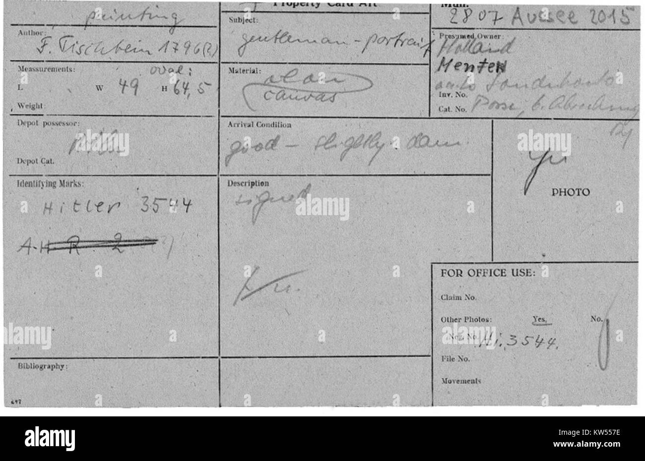 Johann Friedrich August Tischbein was a renowned German portrait ...