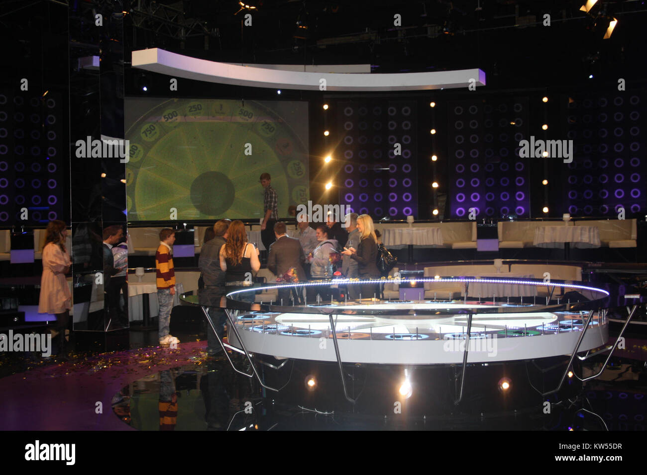 BingoLotto studion 2012 01 08 11 Stock Photo - Alamy