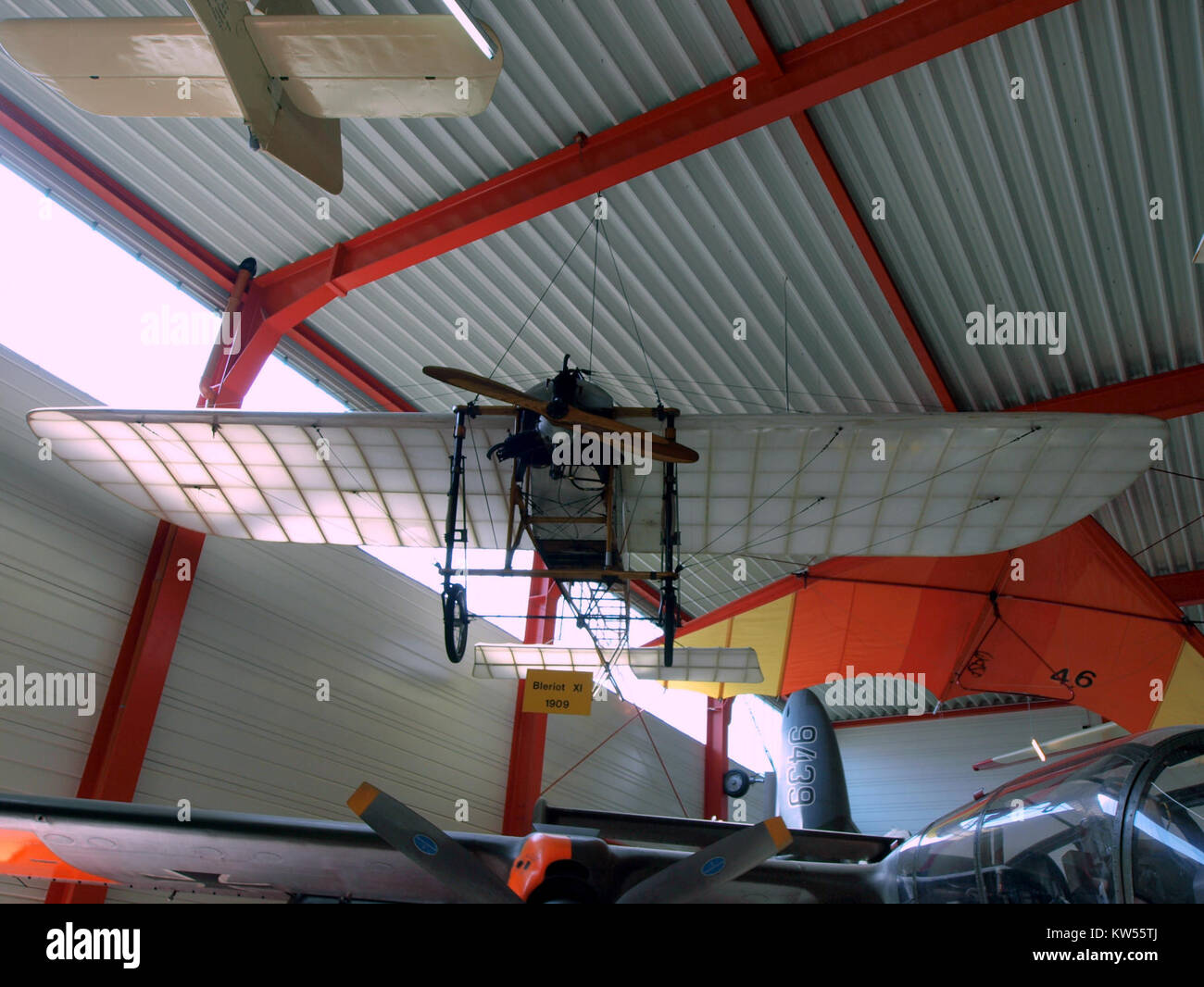 The Bleriot XI, a French monoplane from 1909, is famous for being the ...