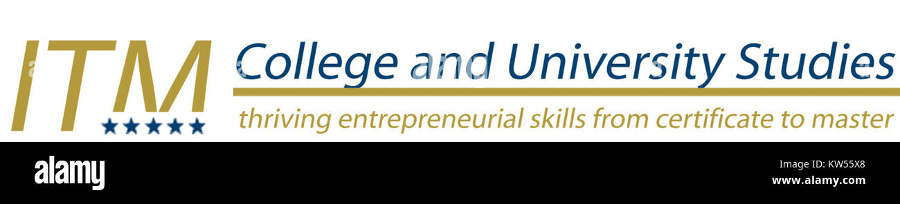 The logo of ITM International College of Tourism and Management ...