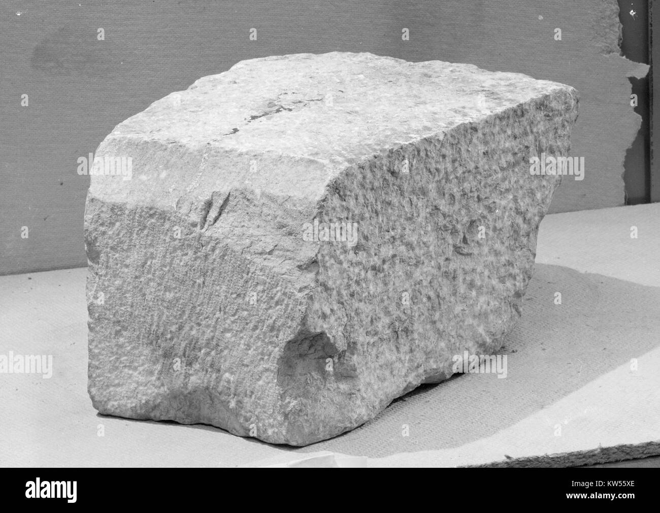 This block fragment is a piece of ancient artwork, with significant ...