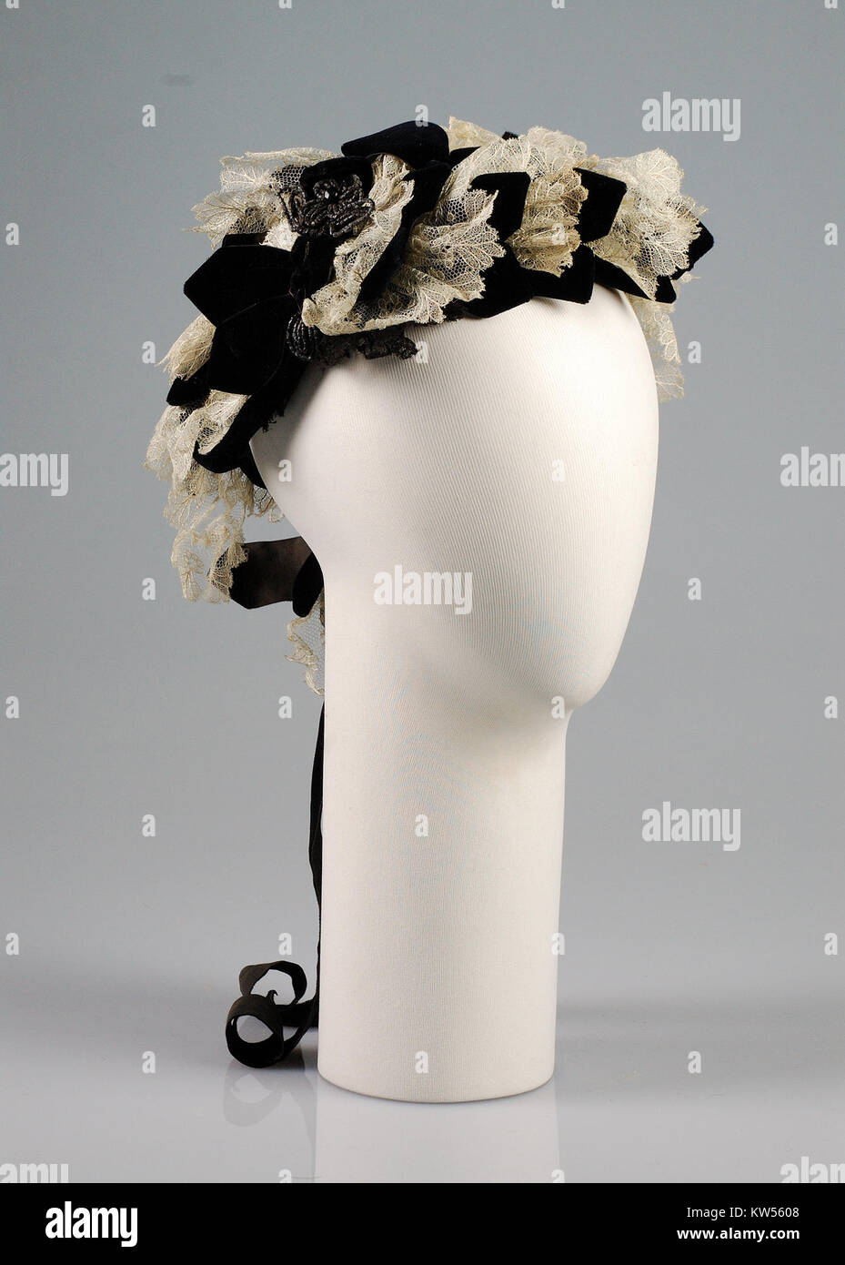 This bonnet, housed in the Metropolitan Museum of Art, is a historical ...