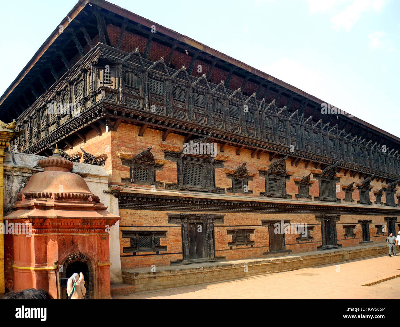Bhaktapur Palace, located in the medieval city of Bhaktapur, Nepal, is ...