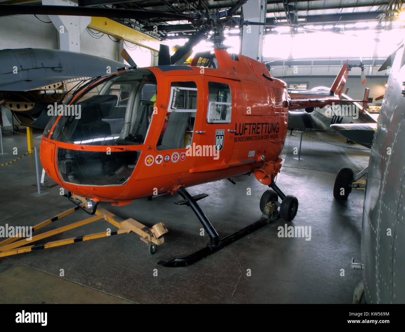 The Bo 105 D is a light helicopter model produced by MBB (Messerschmitt ...