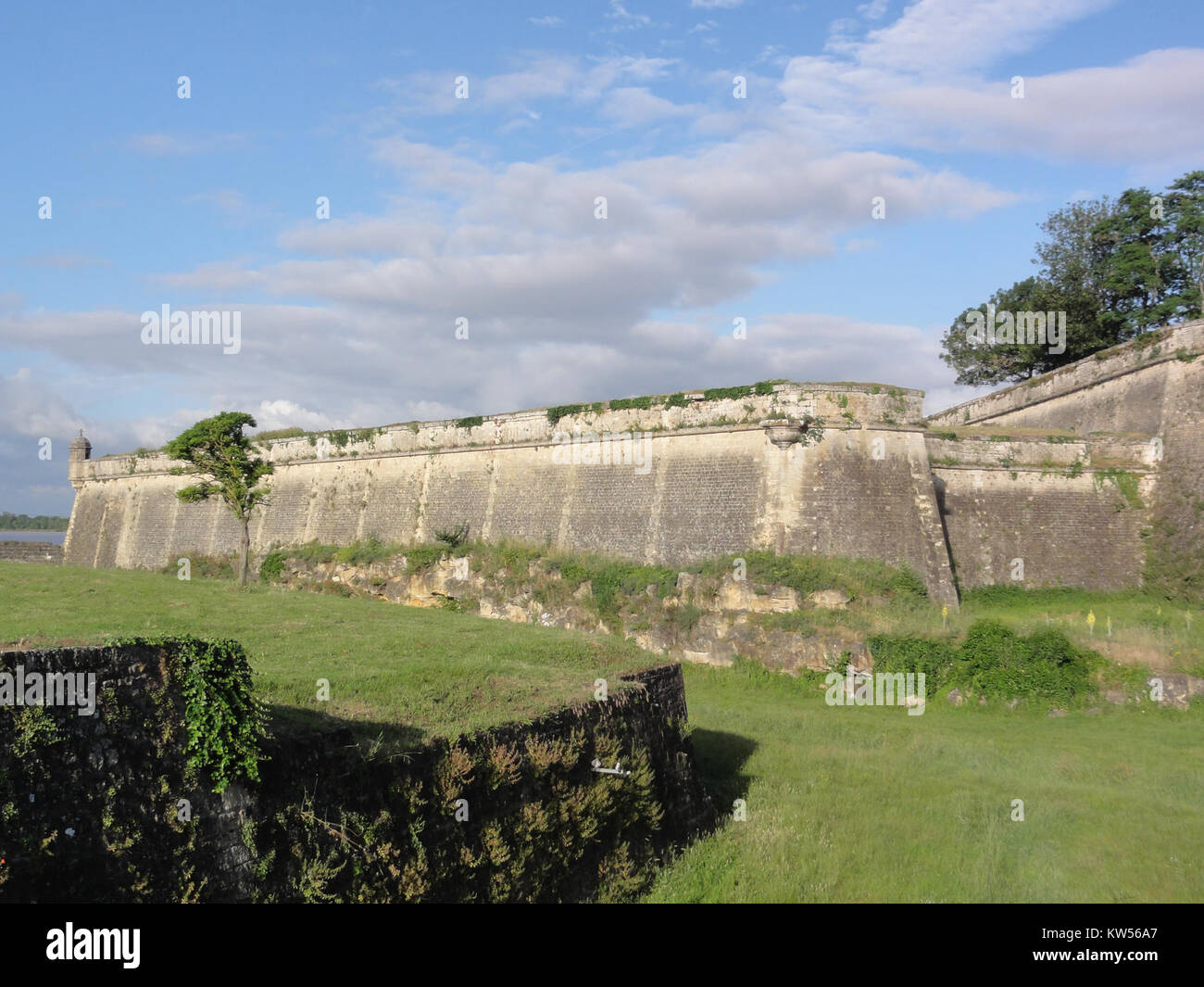 A photograph of the Citadelle in Blaye, Gironde, France, a historic ...