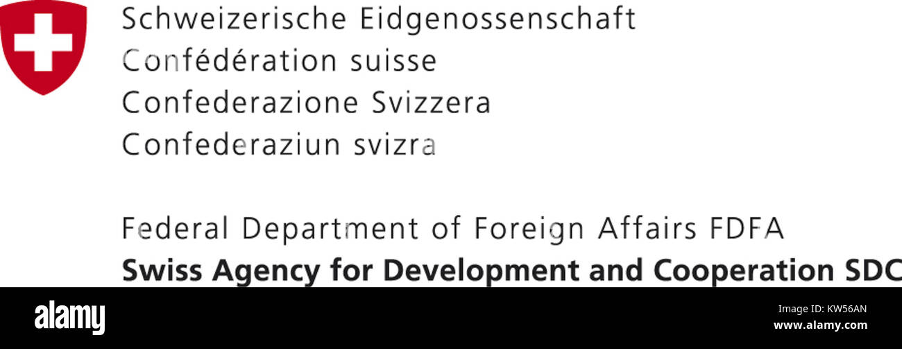 The logo of FDFA SDC represents the Federal Department of Foreign ...