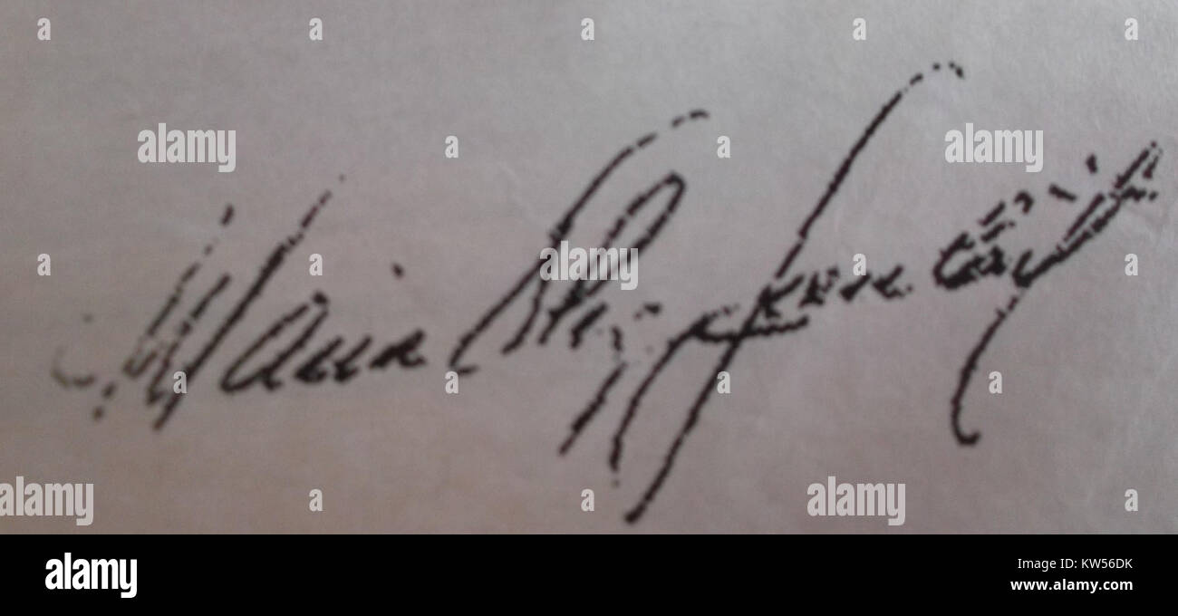 The signature of Maria Tereza Goulart is a historical artifact that ...