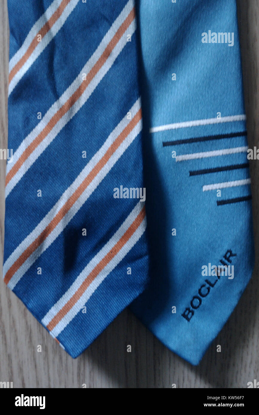 An instructional guide demonstrating how to repurpose old neckties into ...