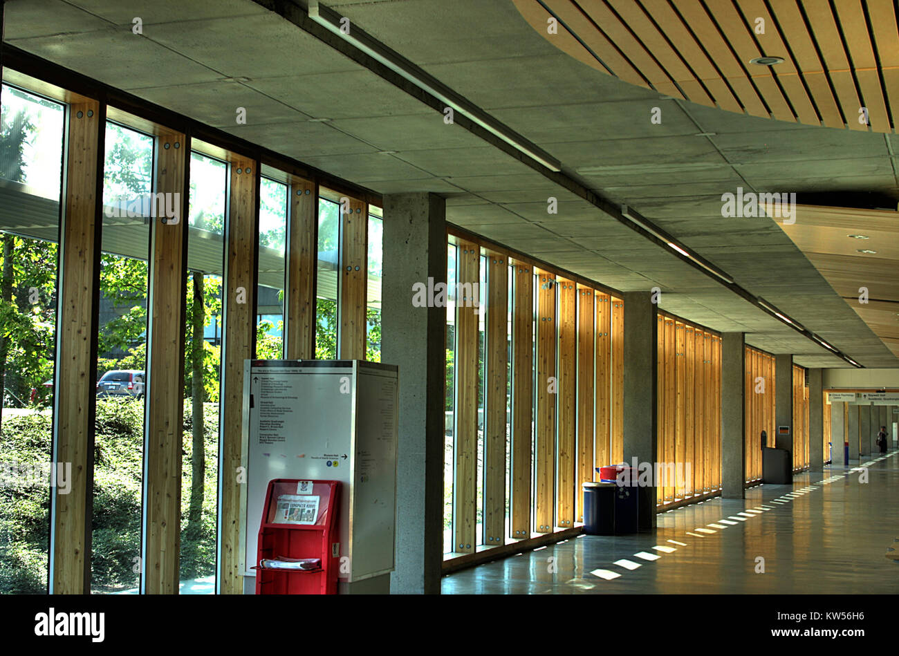 Blusson Hall is a prominent building at Simon Fraser University (SFU ...