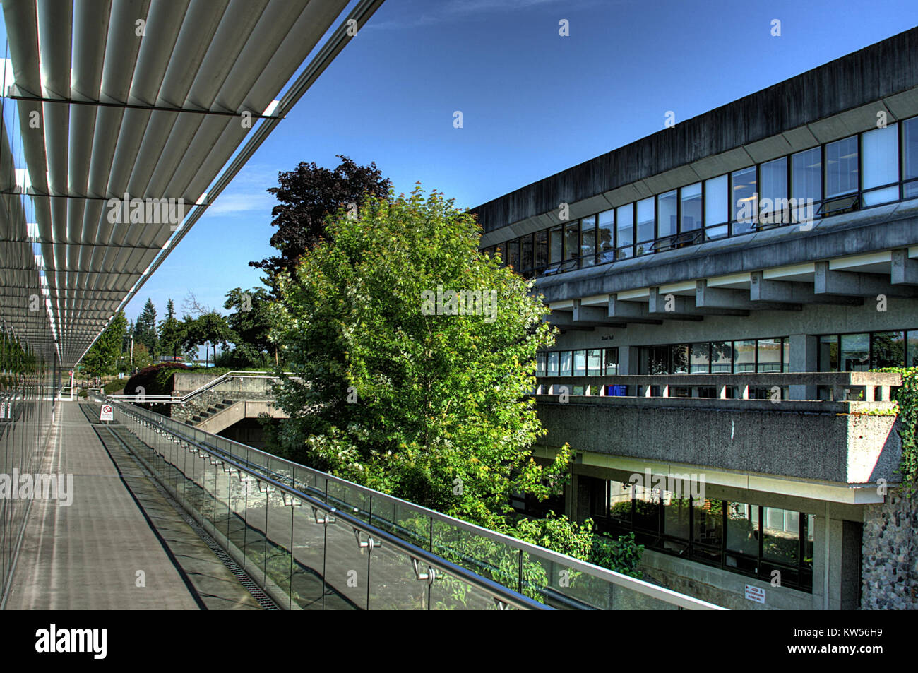 Blusson Hall, located at Simon Fraser University in Burnaby, British ...