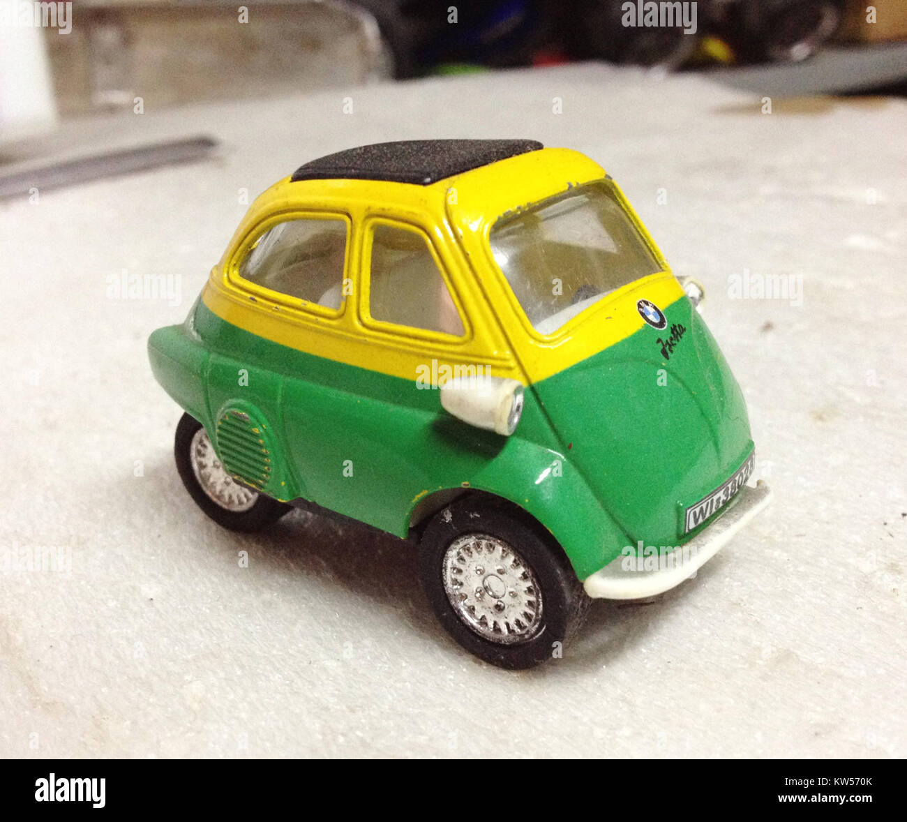 The BMW Isetta toy is a miniature version of the iconic Isetta microcar ...