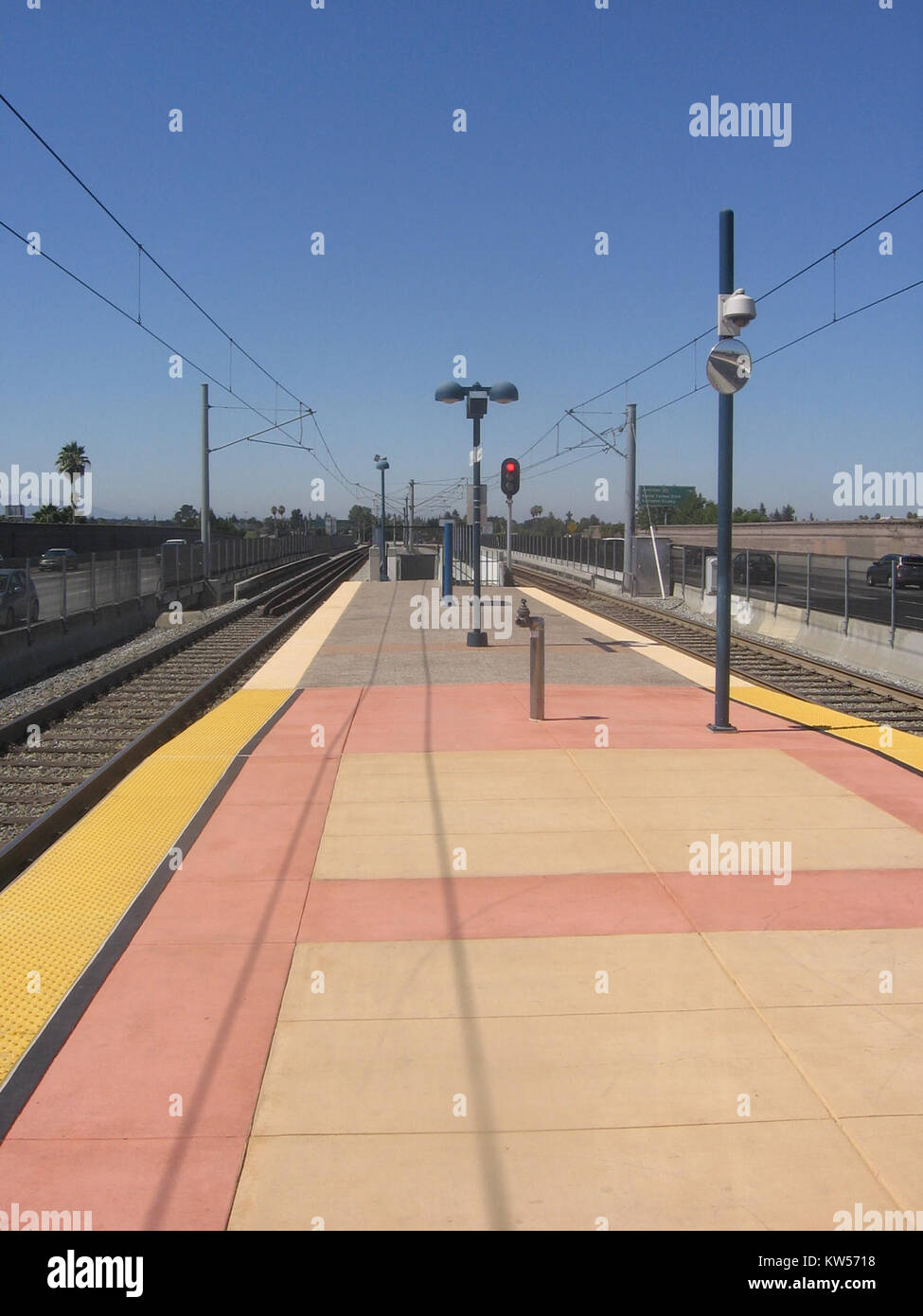 Blossom Hill platform 1021 Stock Photo - Alamy