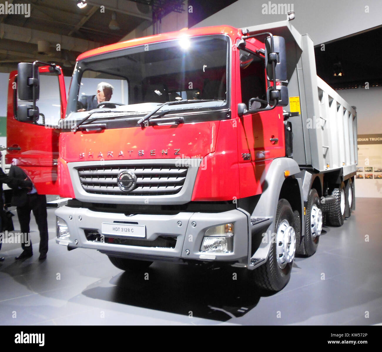 This image shows the BharatBenz Heavy Duty Truck 3128 C, photographed ...