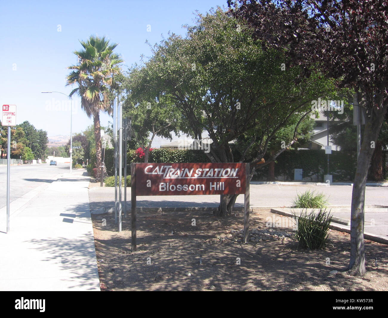 Blossom Hill Caltrain Station is part of the Caltrain network in ...