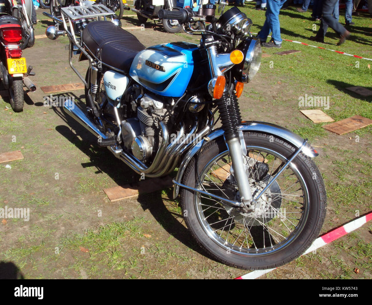 The Blue Honda 550 Four is a classic motorcycle from Honda, known for ...