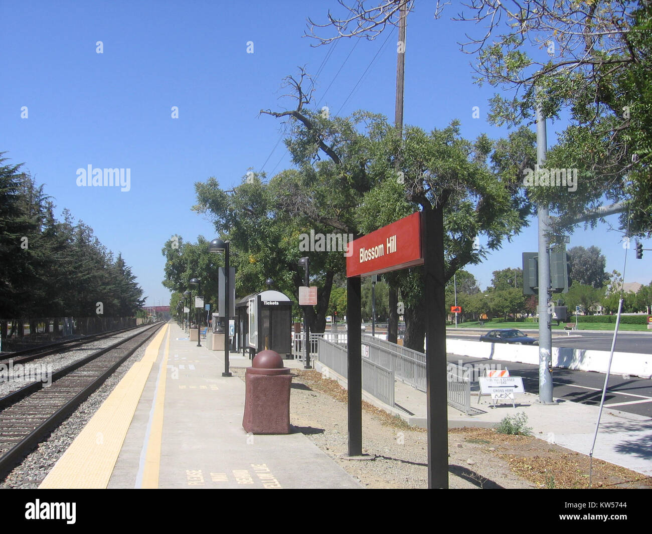 Blossom Hill Caltrain station is a transit hub located in San Jose ...