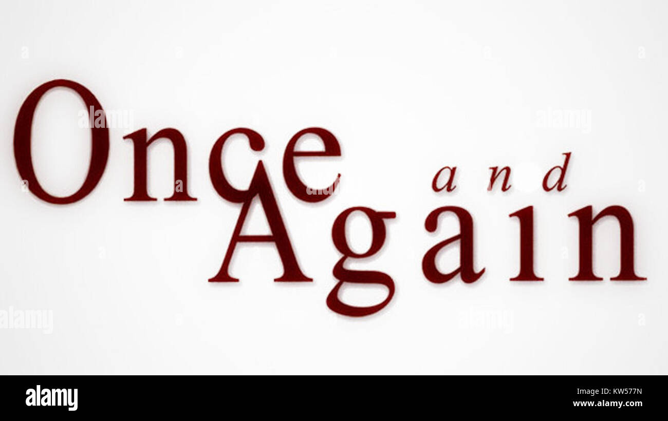 Once and Again logo Stock Photo - Alamy