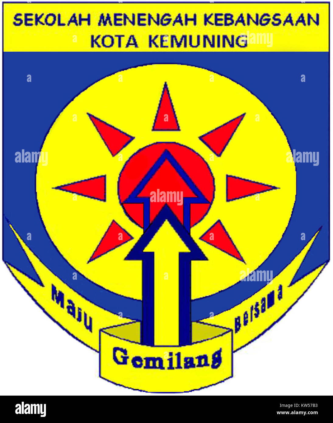 The SMK Kota Kemuning badge represents the identity and heritage of the ...
