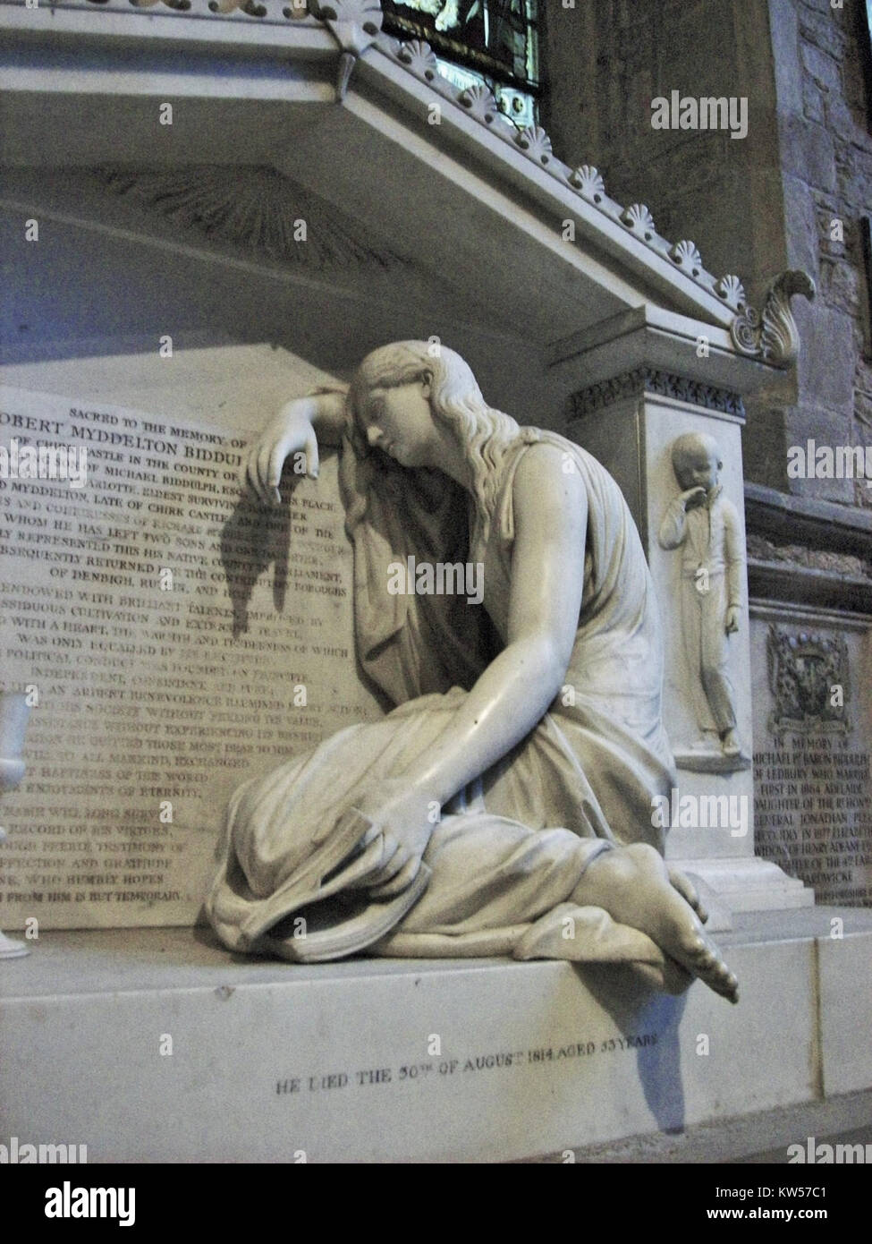 The Biddulph Memorial, located in St. Michael's Church in Ledbury ...