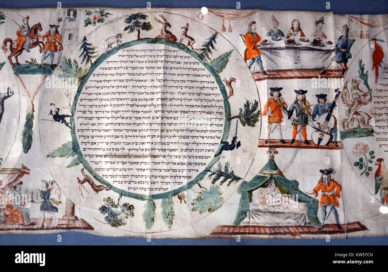The Book of Esther, located at the Jewish Historical Museum in ...