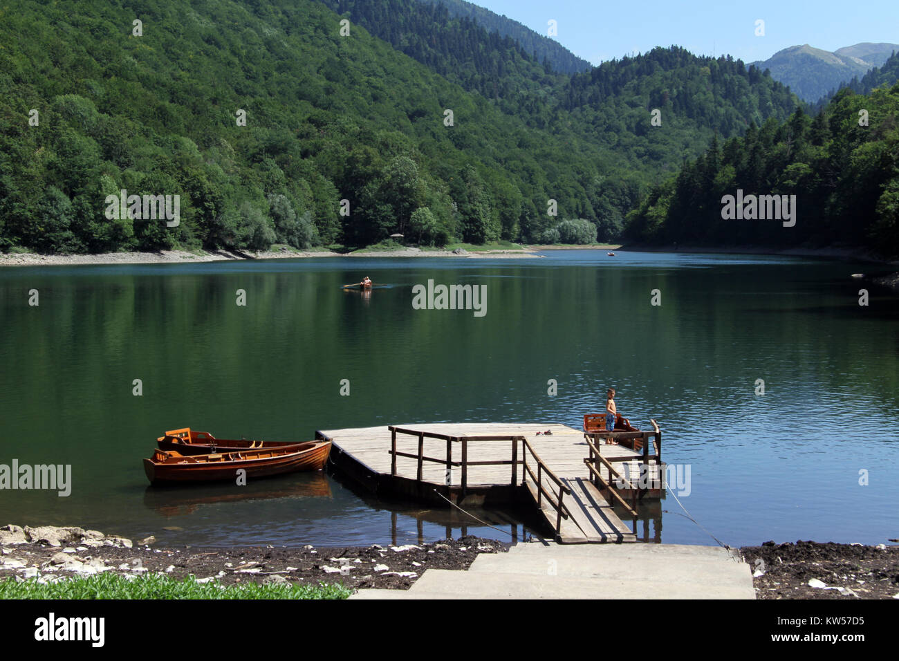 Lake in Beogradsko ezero national park, Montenegro Stock Photo - Alamy