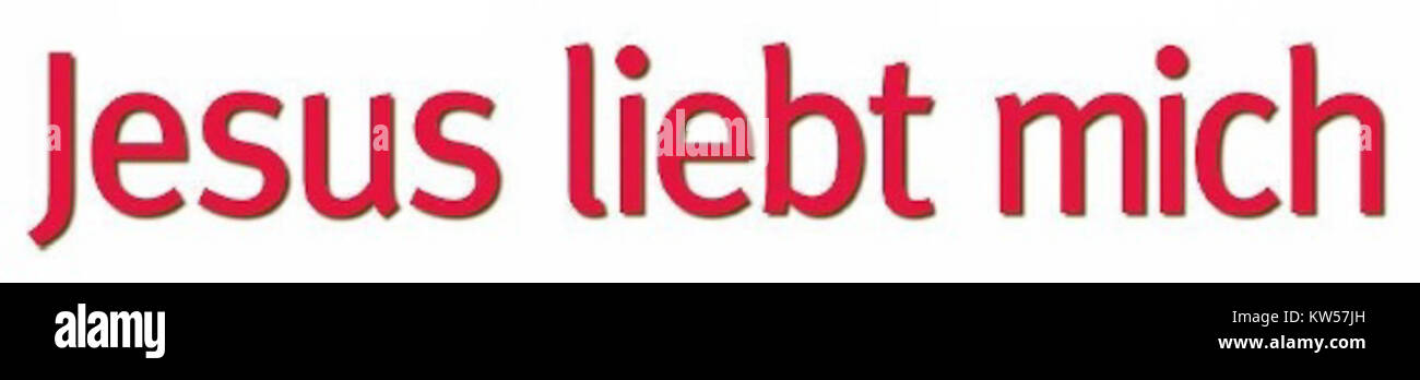 This German phrase translates to 'Jesus loves me' and is a reference to ...