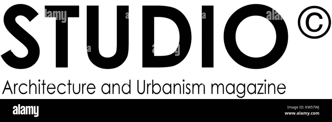 The logo of STUDIO Architecture and Urbanism magazine represents the ...