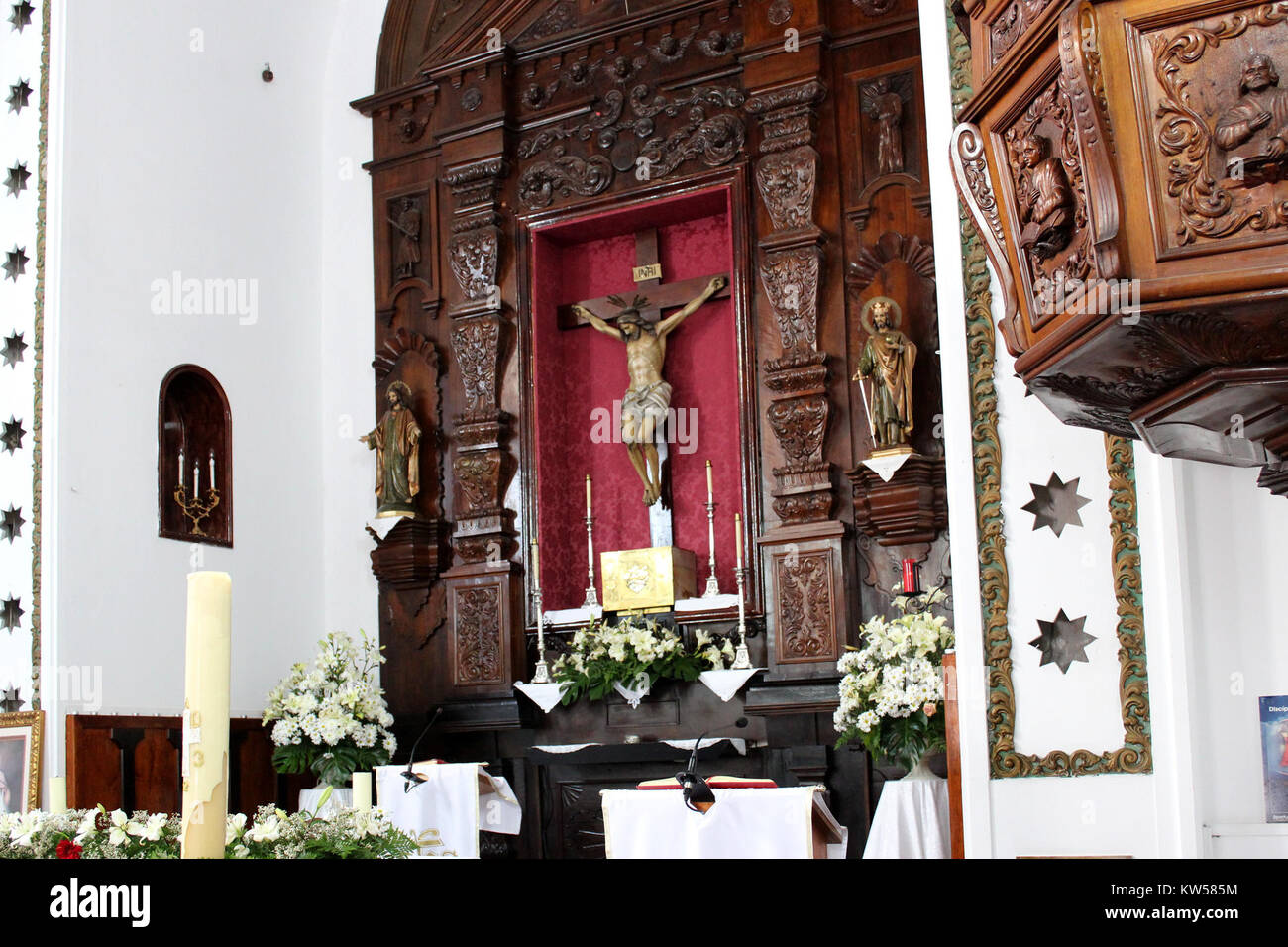 Iglesia San Fernando Rey, located in Mexico, is a historic church ...