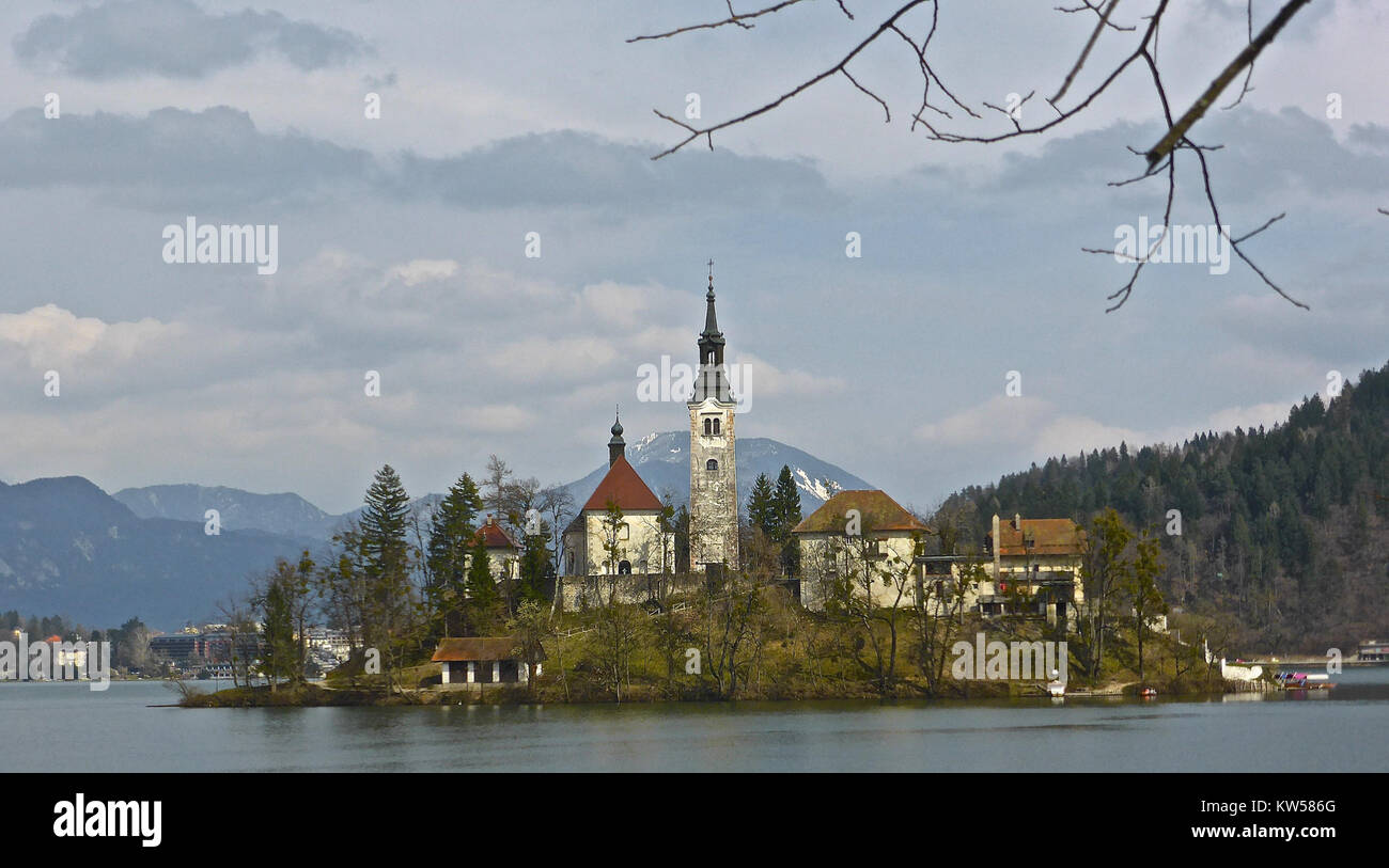 Bled Island is located on Lake Bled in Slovenia. Known for its ...