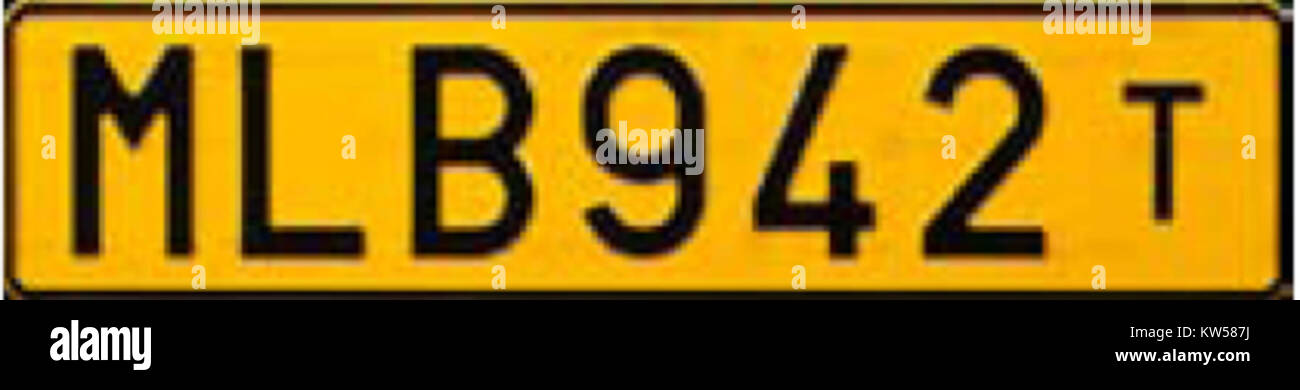 Swedish license plate hi-res stock photography and images - Alamy