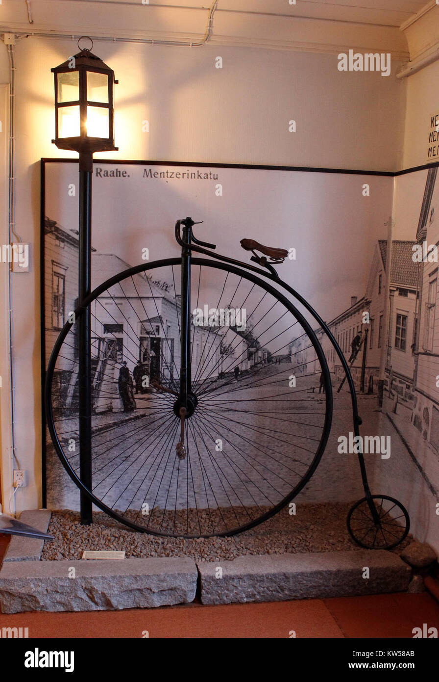 The Bicycle at Raahe Museum is an artifact displayed in the museum's ...