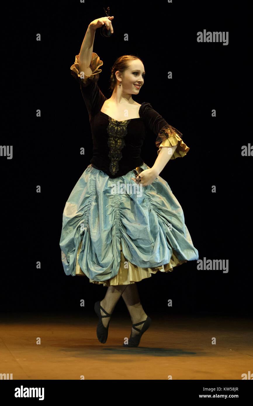 Paula Garcia performs during the presentation of the gala in dance in ...