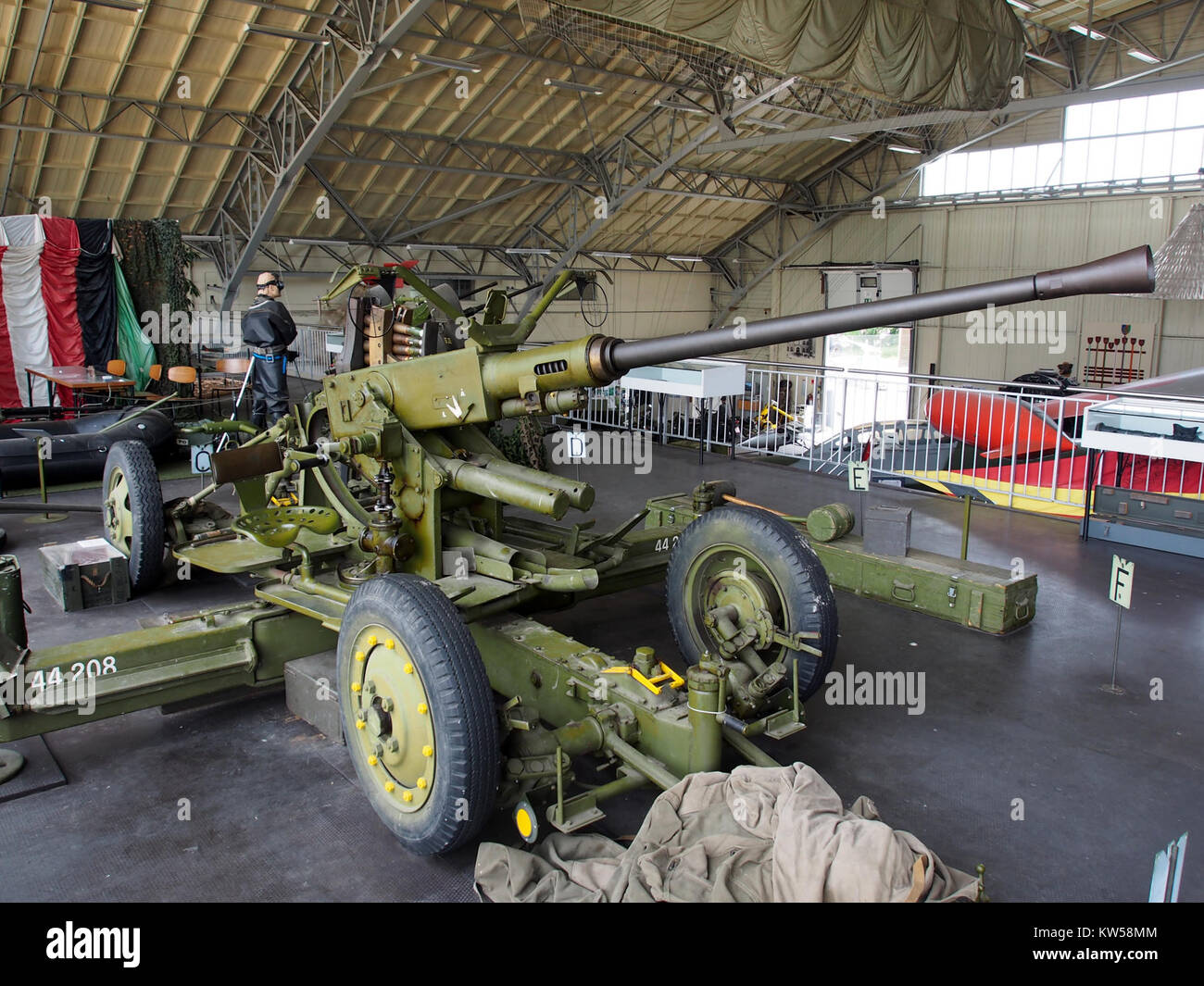 An image of the Bofors M50 L60 anti-aircraft gun displayed at the ...