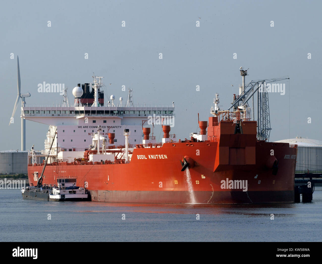 Bodil Knutsen, a vessel identified by its IMO number 9472529, is a ship ...