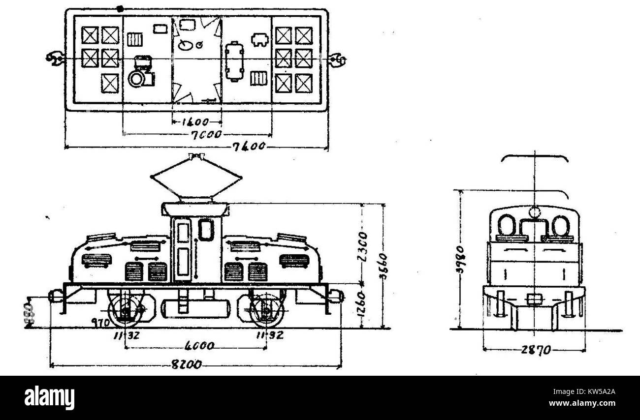 JNR EB108 is an electric multiple unit train used by the Japan National ...