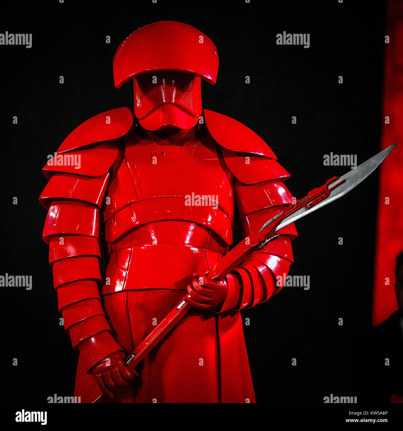 Elite Praetorian Guard at the European Premiere of Star Wars - The Last ...