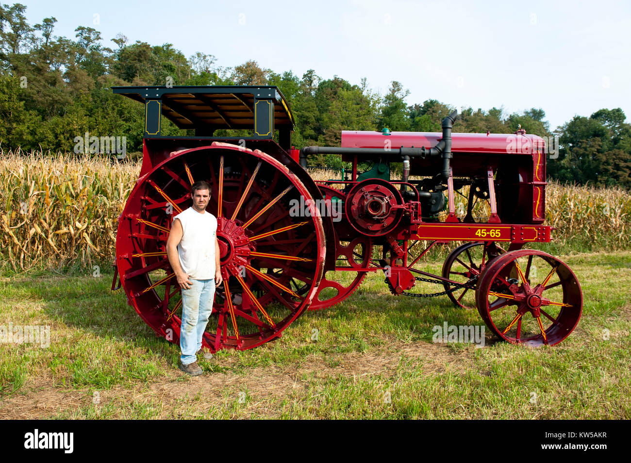 Farmer Posing With Tractor High Resolution Stock Photography and Images ...