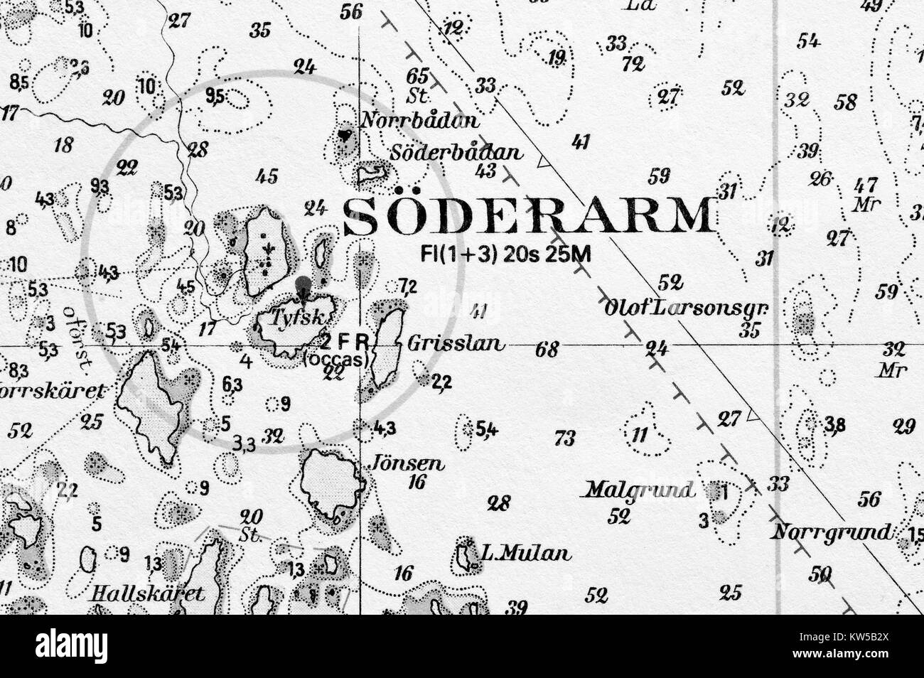 Stockholm archipelago map hi-res stock photography and images - Alamy