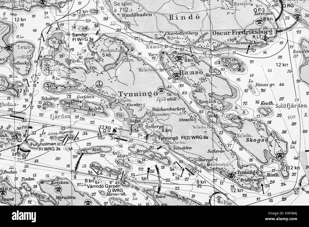 Stockholm archipelago map hi-res stock photography and images - Alamy