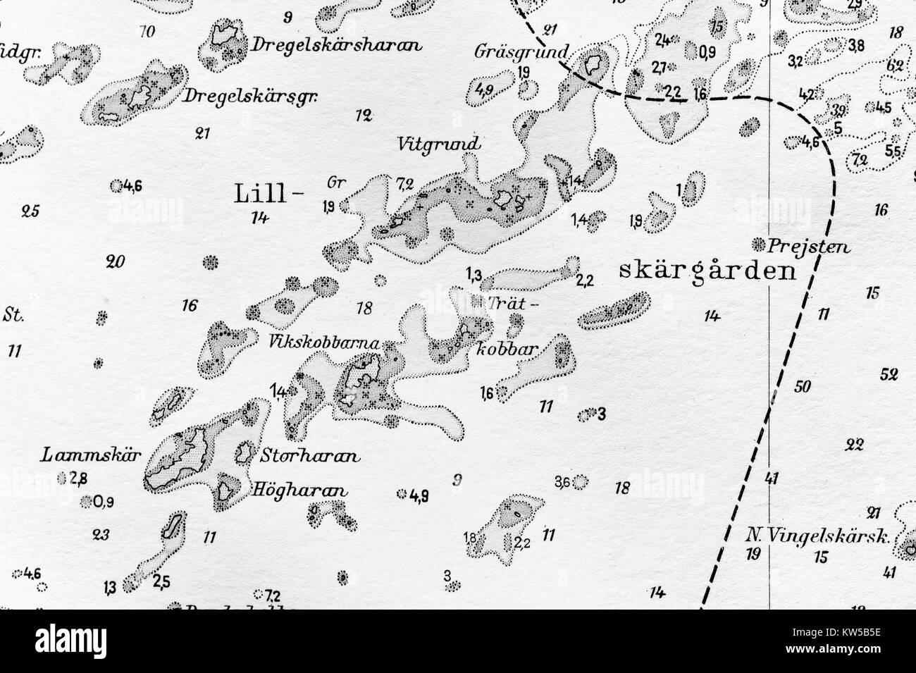 Stockholm archipelago map hi-res stock photography and images - Alamy