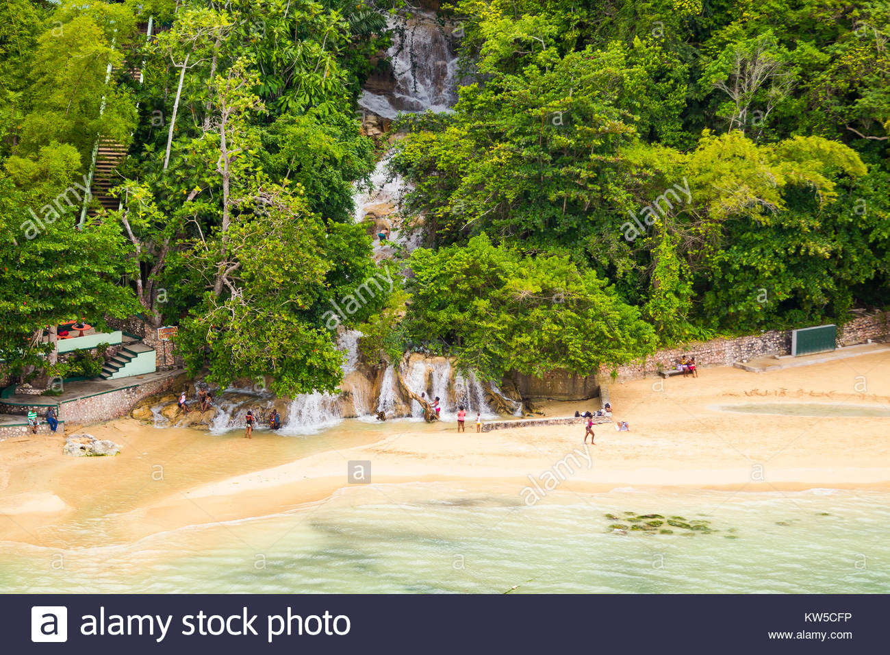 Dunns River Falls, Jamaica Stock Photos & Dunns River Falls, Jamaica ...