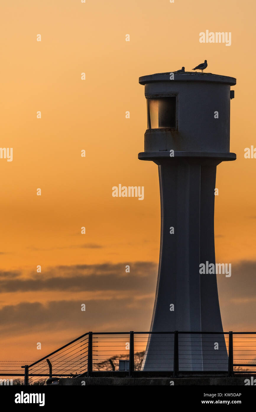 Littlehampton Lighthouse, West Sussex Stock Photo - Alamy