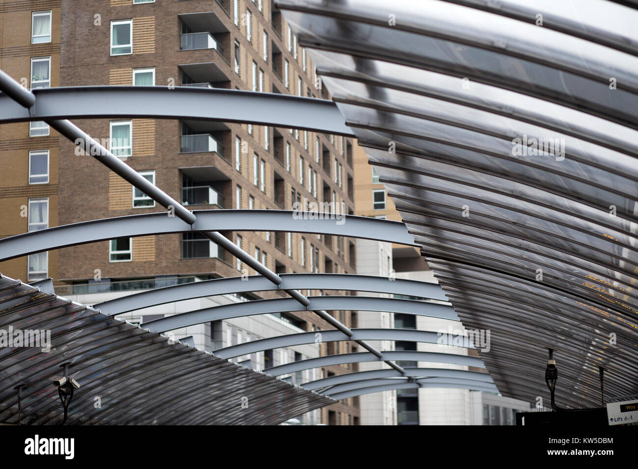 Crossharbour DLR station, Isle of Dogs, London Stock Photo - Alamy