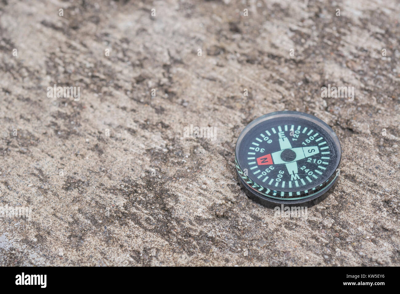 Button compass - metaphor for business 'direction', navigation, moral ...